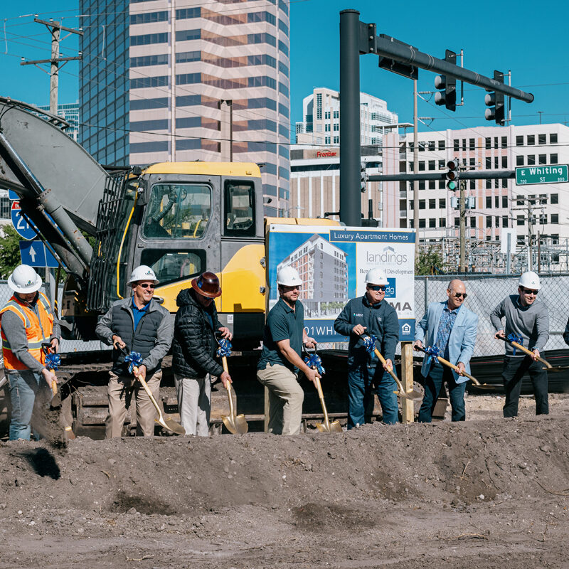 The Residences at 701 Whiting Street Groundbreaking! - Lema Construction
